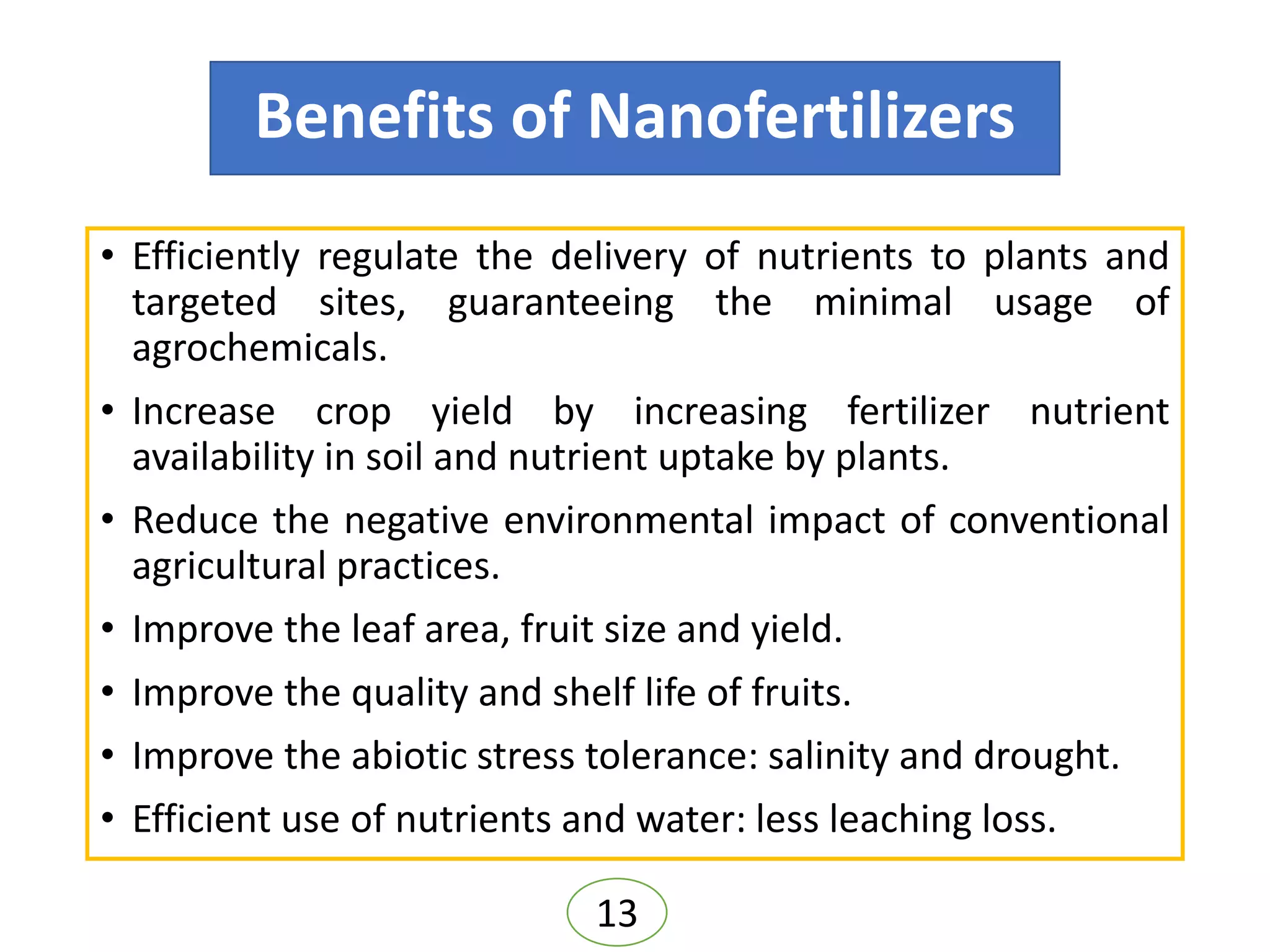 Nanofertilizers in fruit crops | PPTX