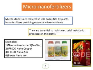 Nanofertilizers in fruit crops | PPTX