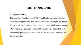 NANOFIBER SPINNING OF PAN AND PLA BLEND USING NEEDLELESS ...
