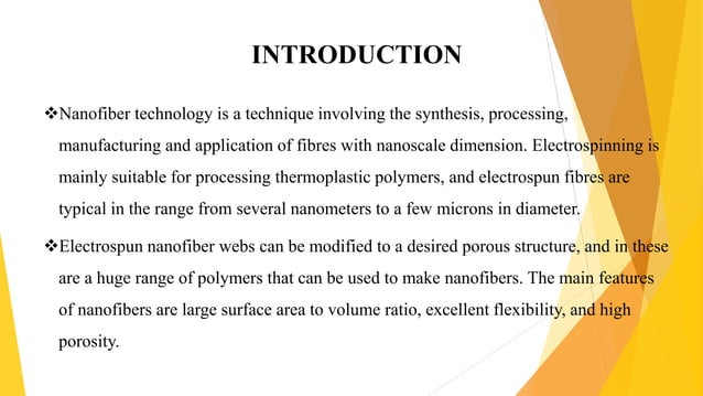 NANOFIBER SPINNING OF PAN AND PLA BLEND USING NEEDLELESS ELECTROSPINNING TECHNIQUE.pptx