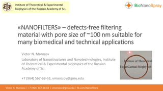 NANOFILTERS | PDF