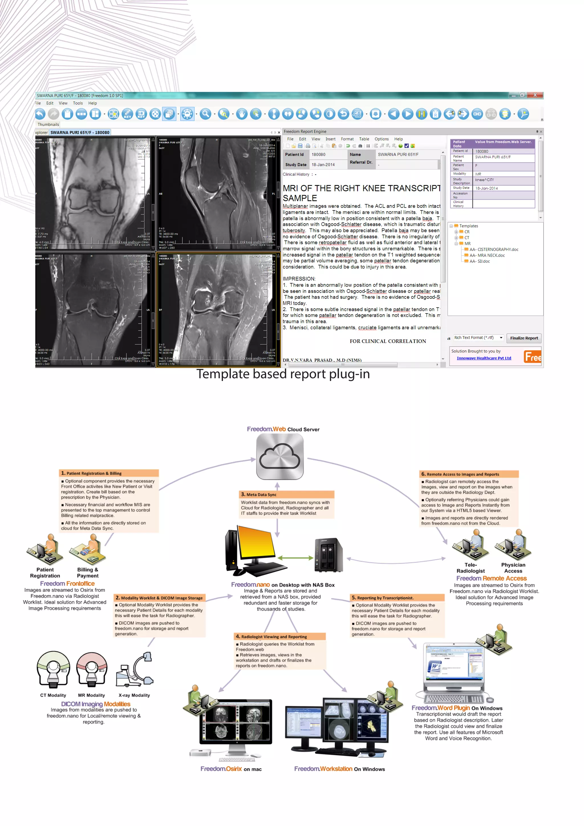 Innowave Freedom NANO =PACS + Tele-radiology + Structured Reporting | PDF