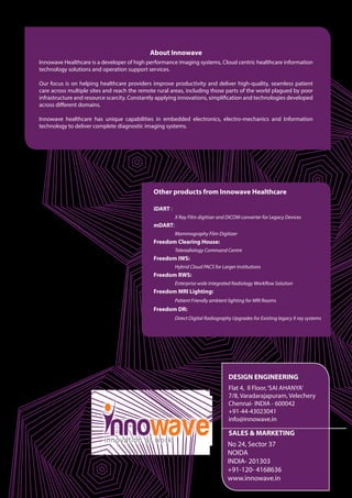 Innowave Freedom NANO =PACS + Tele-radiology + Structured Reporting | PDF