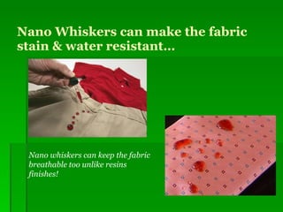 Nano Finishes In Textiles | PPT