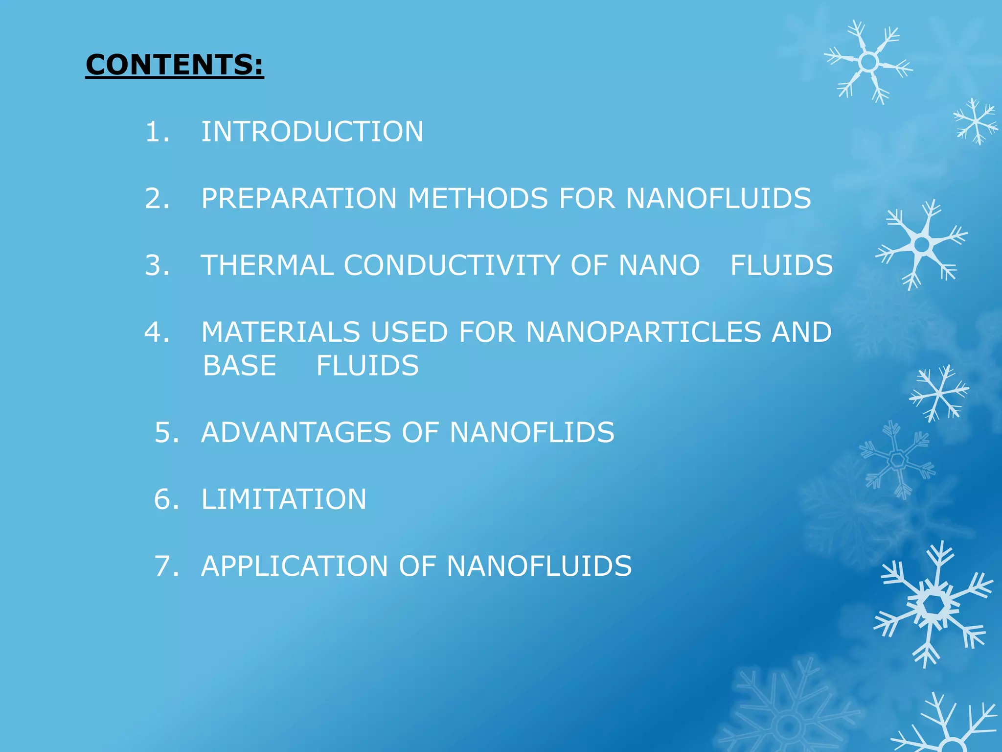 Nanofluids PPT | PPTX