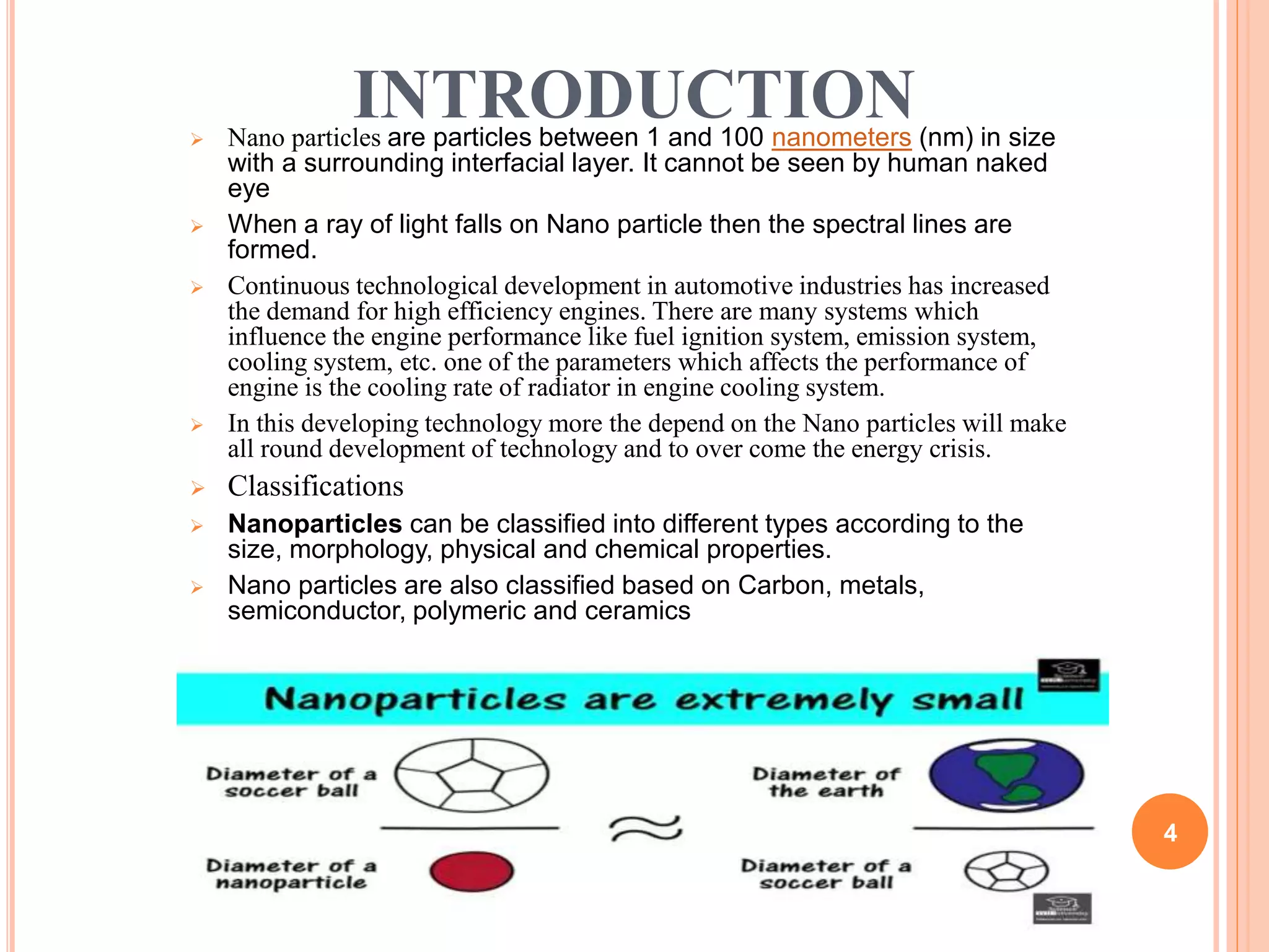 Introduction to Nanofluids as coolants | PPTX | Chemistry | Science