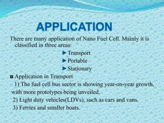 Nano fuel cell | PPTX
