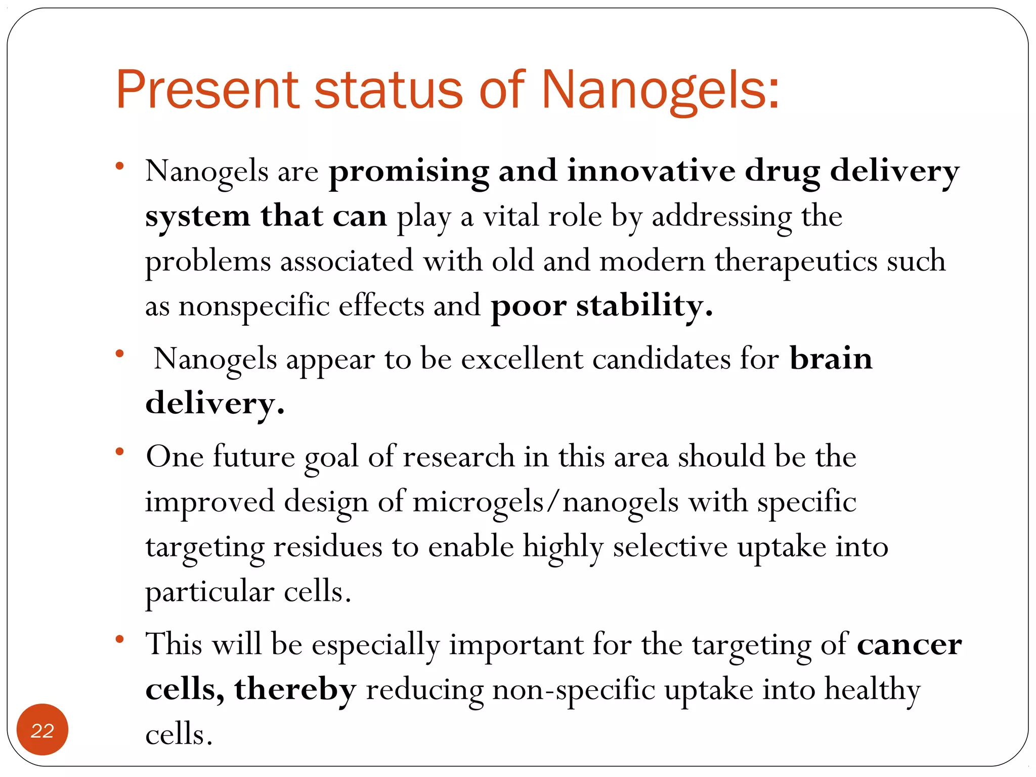 Nanogel | PPT