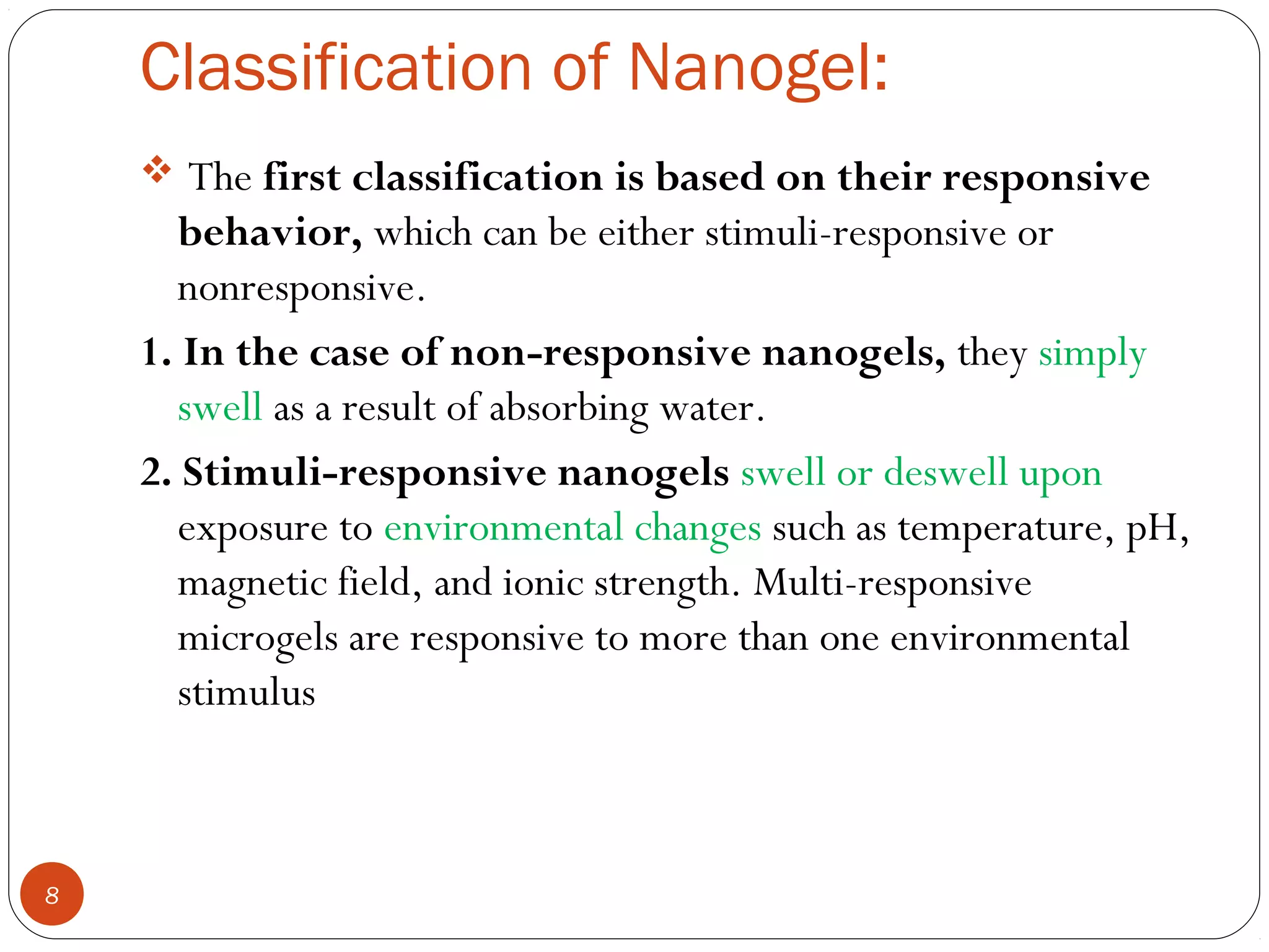 Nanogel | PPT