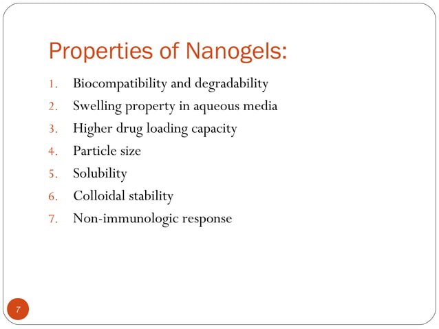 Nanogel | PPT