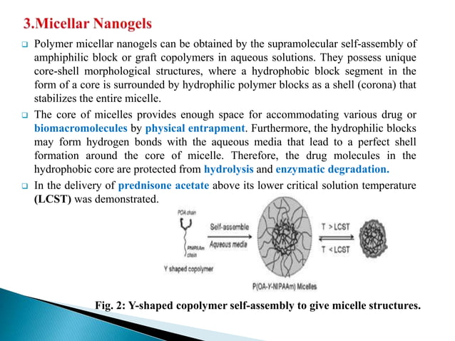 Nanogel drug delivery system | PPTX