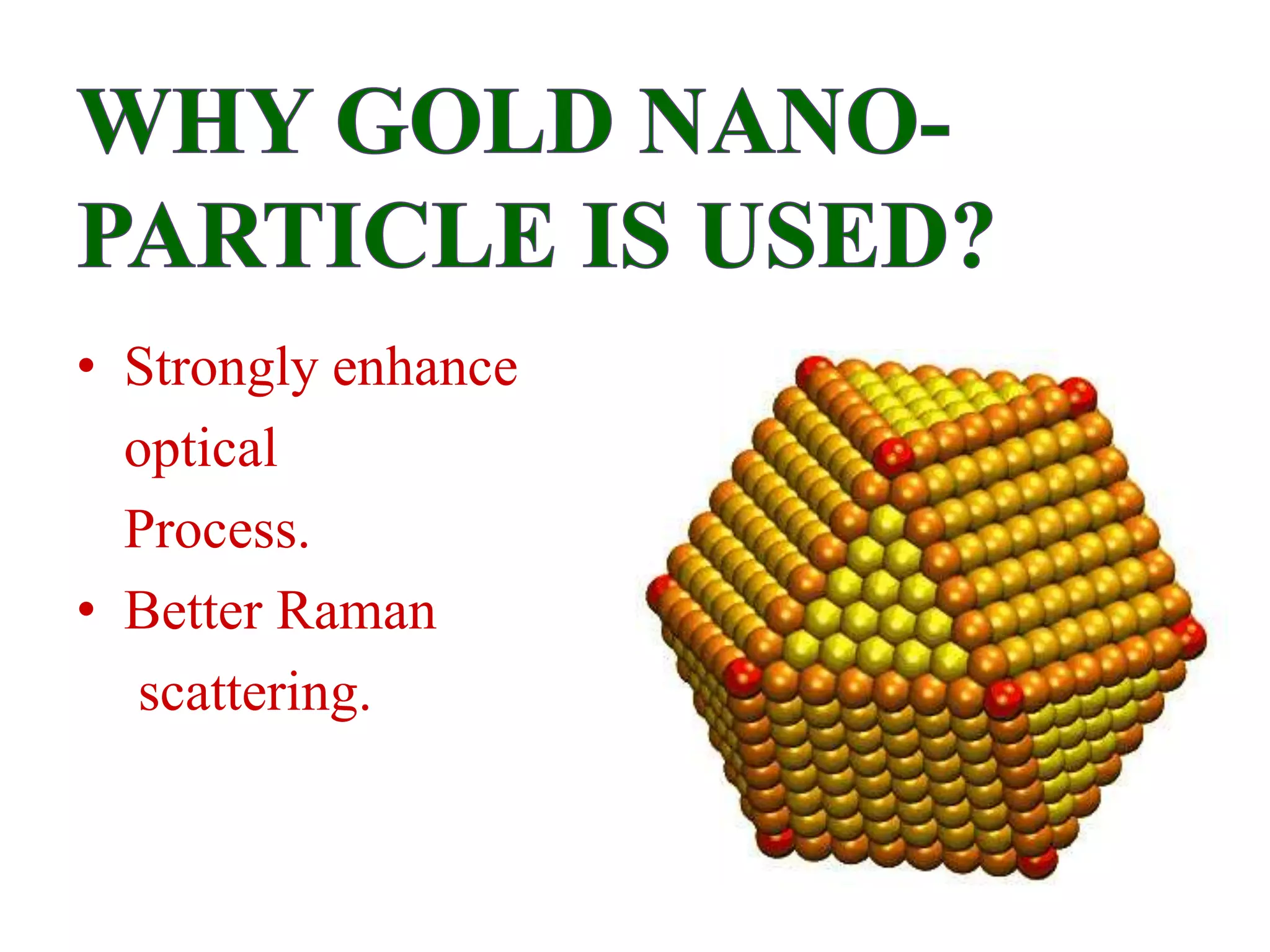 Nanogold in lead detection in water | PPT