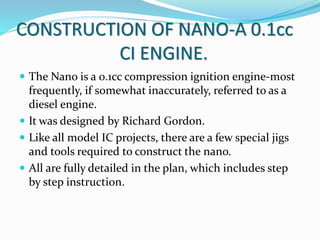 Nano IC Engine | PDF | Physics | Science