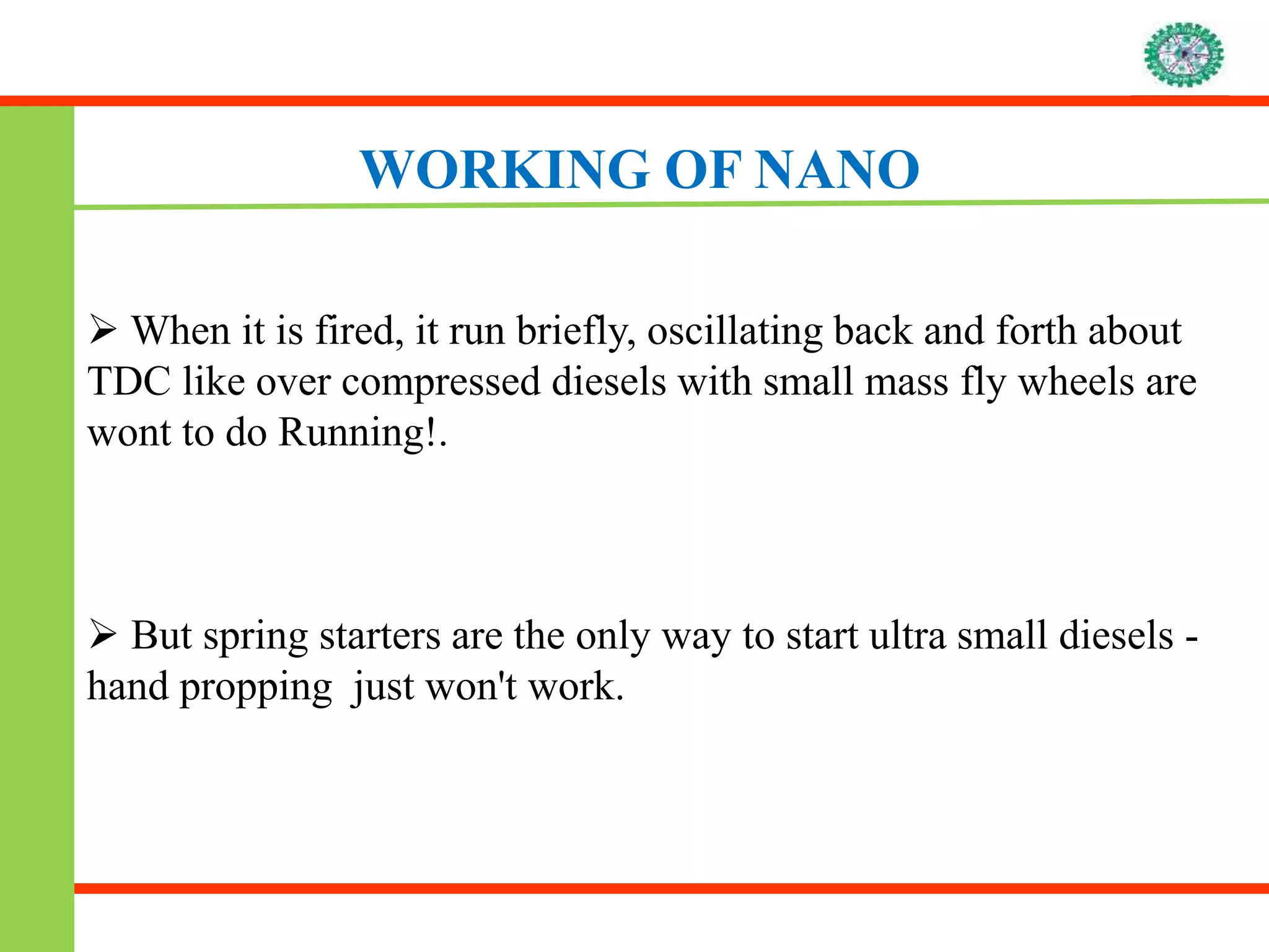 Nano ic engines | PPTX