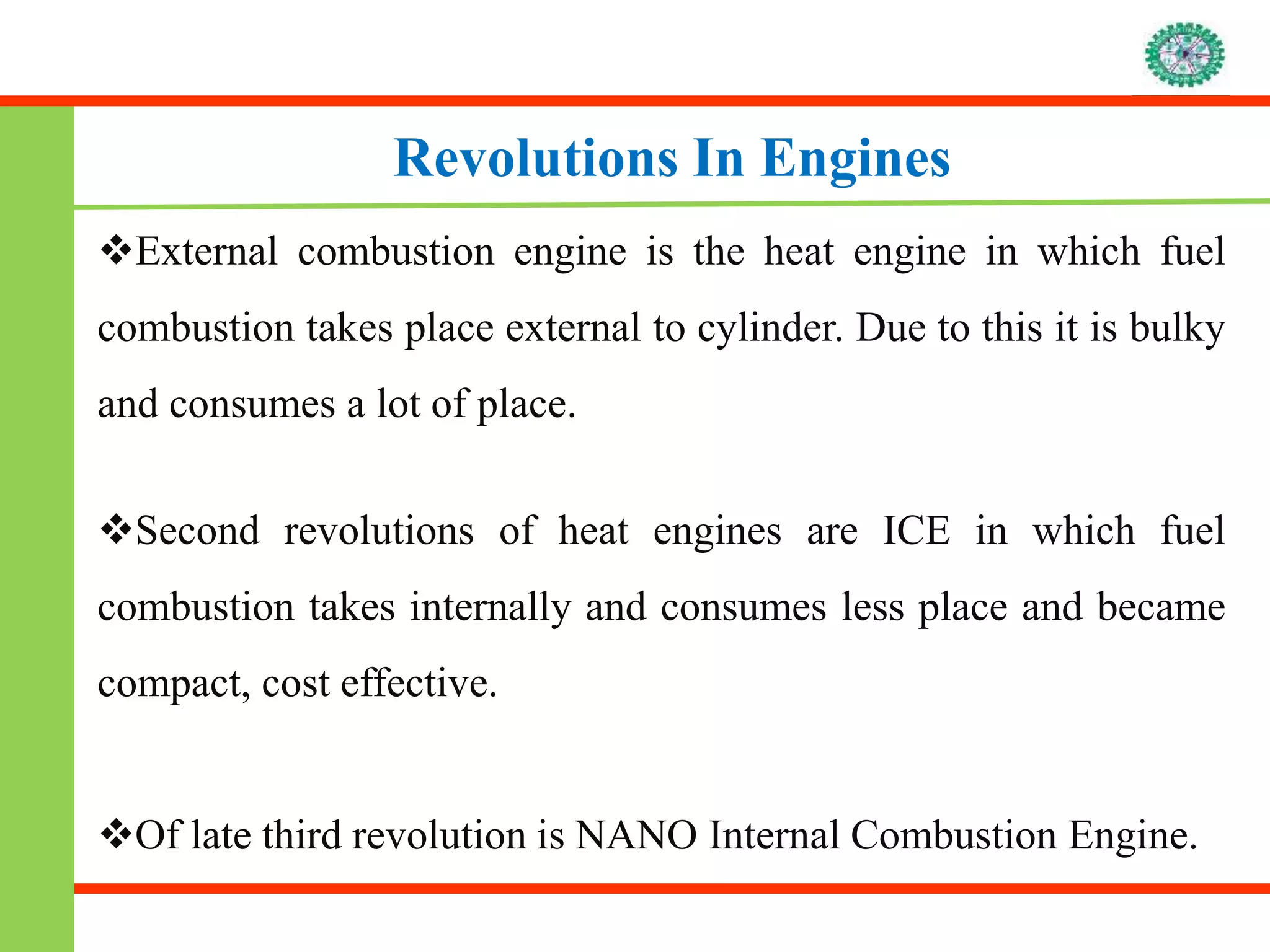 Nano ic engines | PPTX