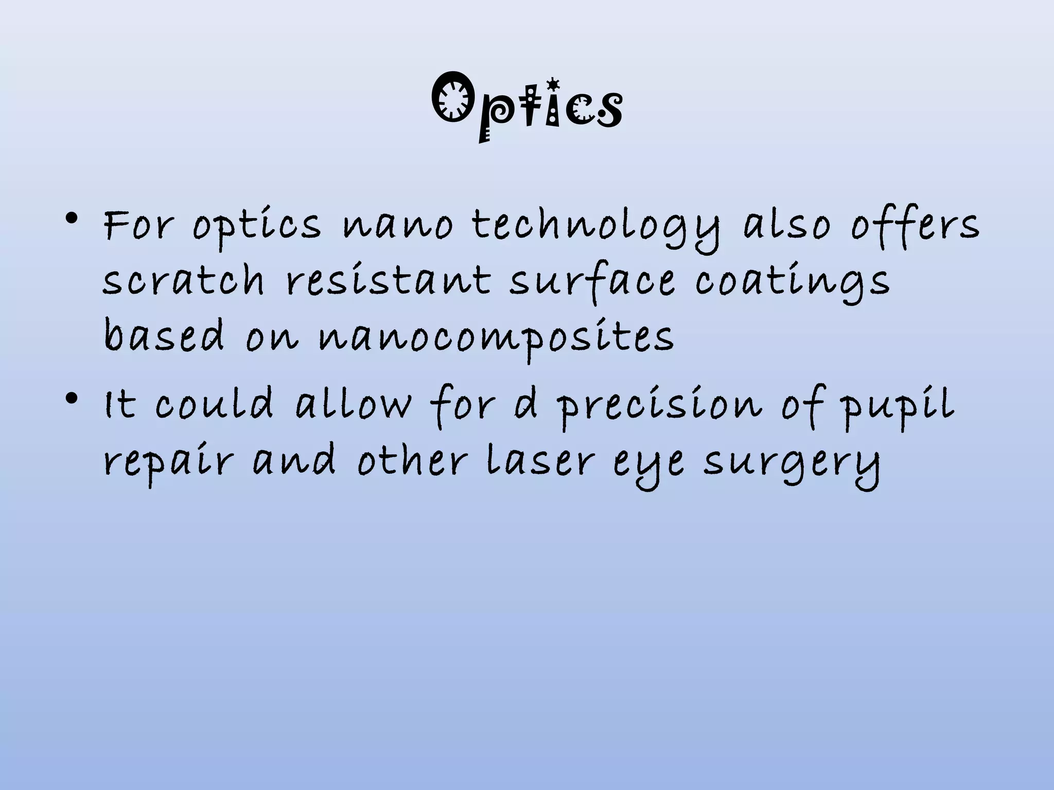 Importance Of Nano Technology | PPT