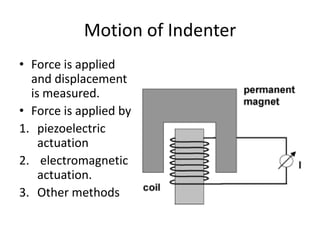Nanoindentation | PPTX