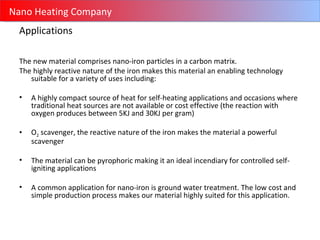 Nano Iron | PPT | Chemistry | Science