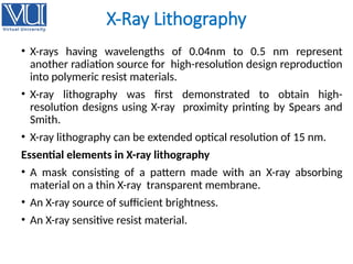 Photolithography process steps are mentioned in this PPT.pptx