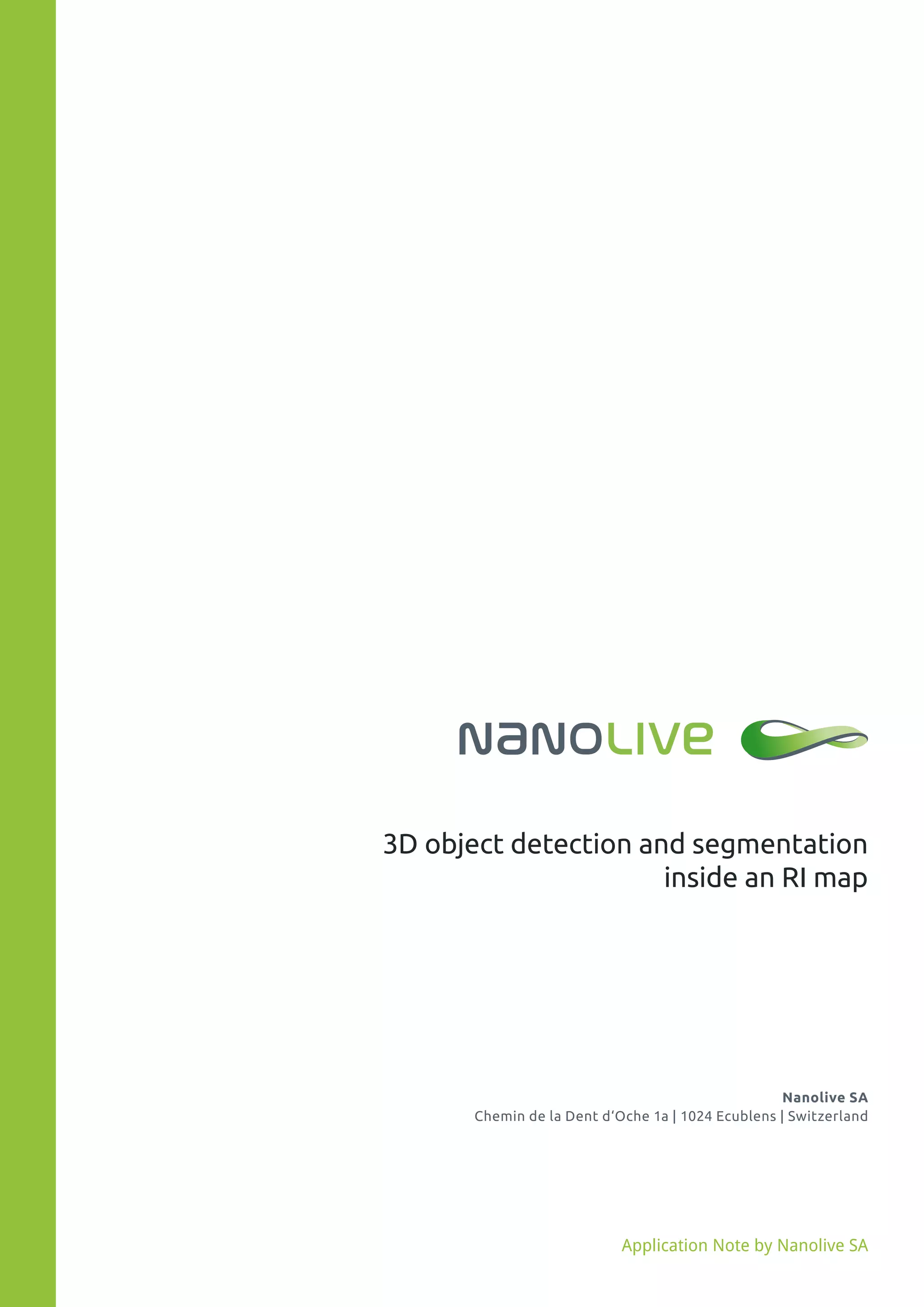 3D object detection and segmentation inside an RI map | PDF
