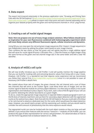 Using the 3D Cell Explorer-fluo for fluorescence and holotomographic ...