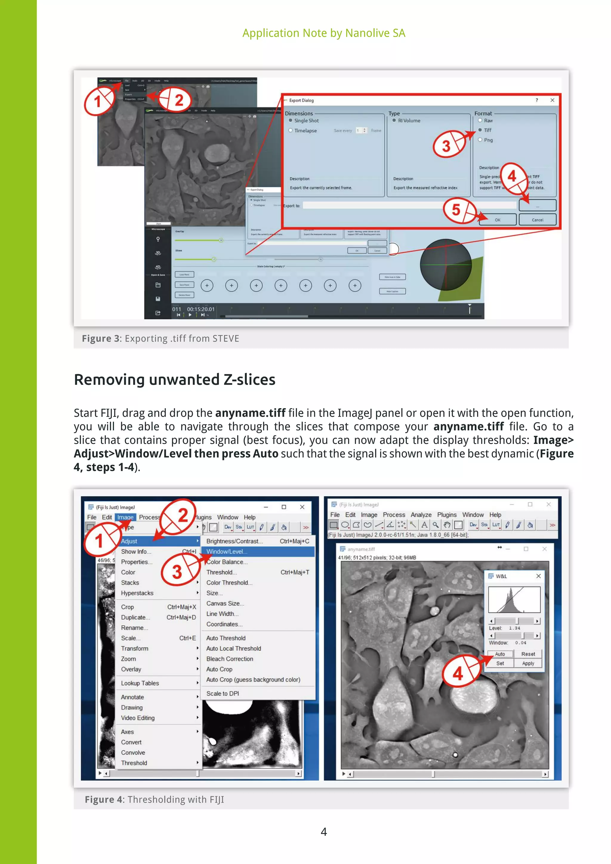 Visualizing three-dimensional data produced by the 3D Cell Explorer | PDF
