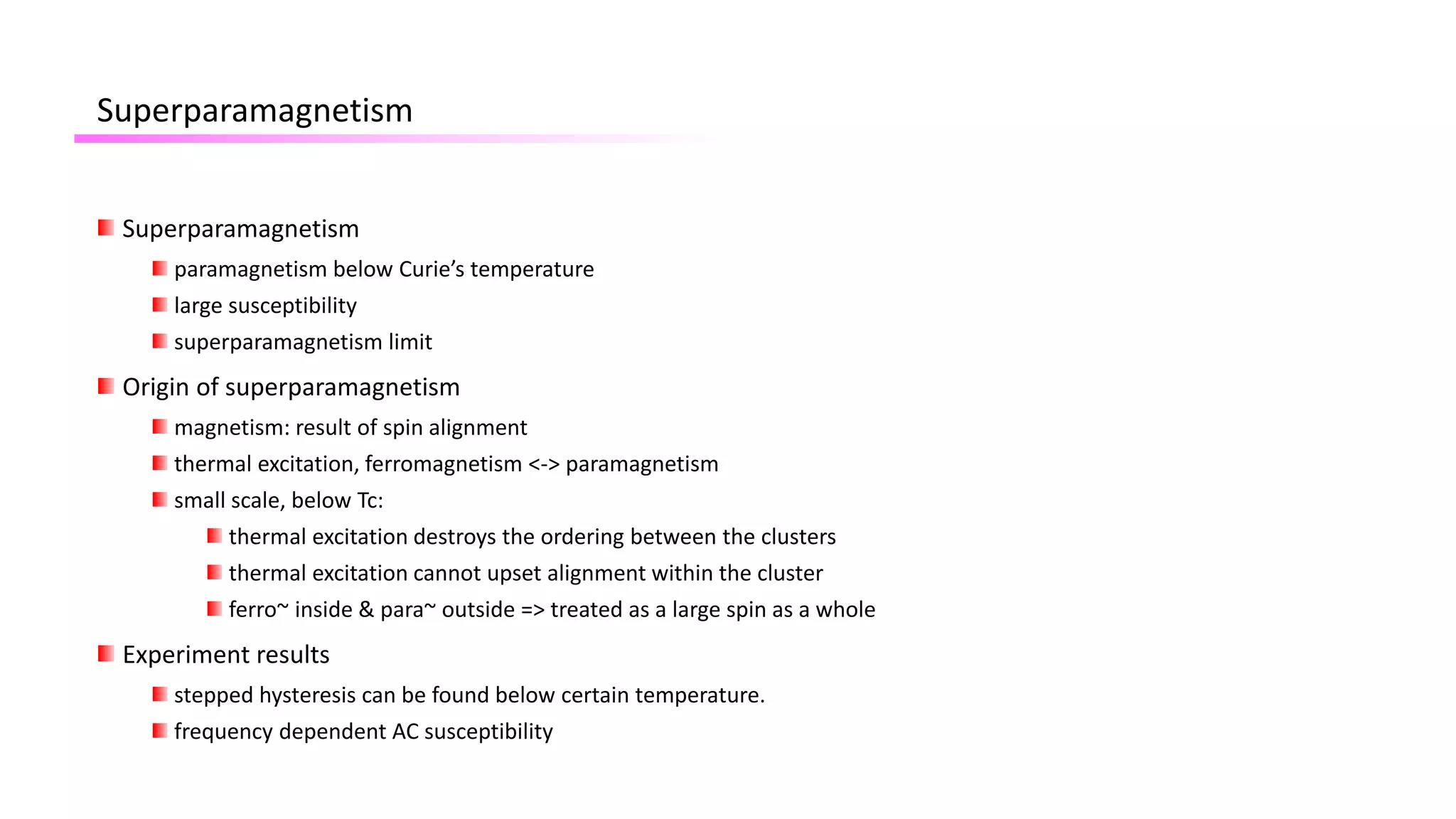 superparamagnetism and its biological applications | PPTX