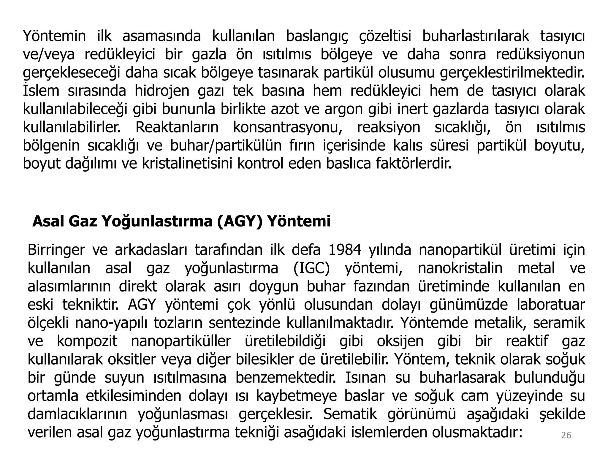 NANOMALZEMELERİN SENTEZİ VE PROSESİ HAKKINDA TEMEL BİLGİLER | PDF