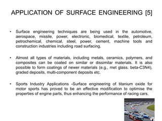 Nano material and surface engineering ppt | PPTX