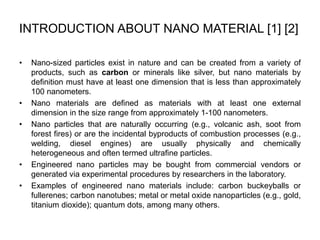 Nano material and surface engineering ppt | PPTX