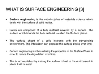 Nano material and surface engineering ppt | PPTX
