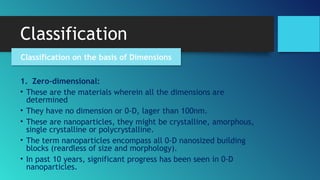 Nanomaterial and their Classification ppt.pptx