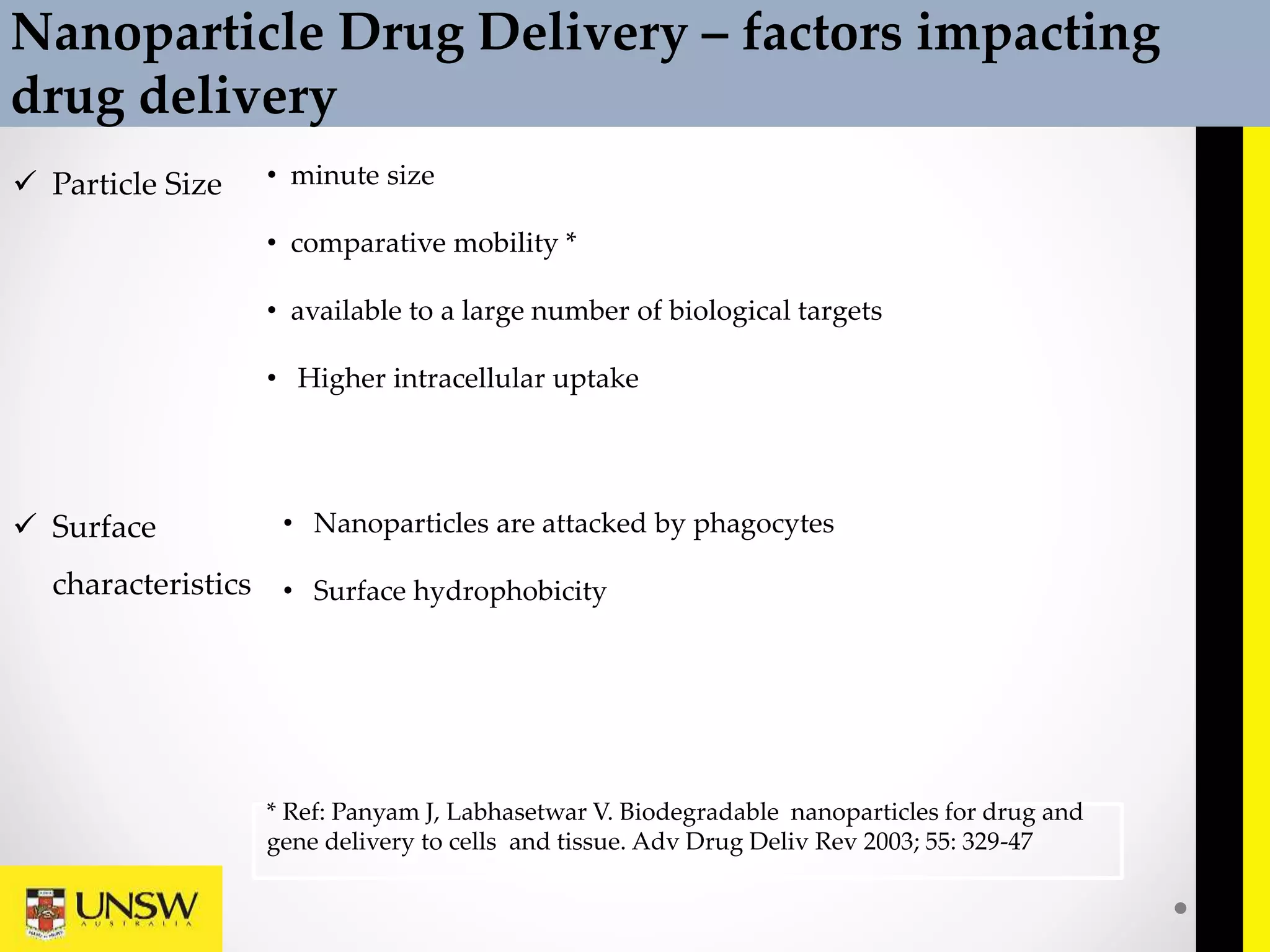 Nanomaterial drug delivery updated 20202 | PPTX