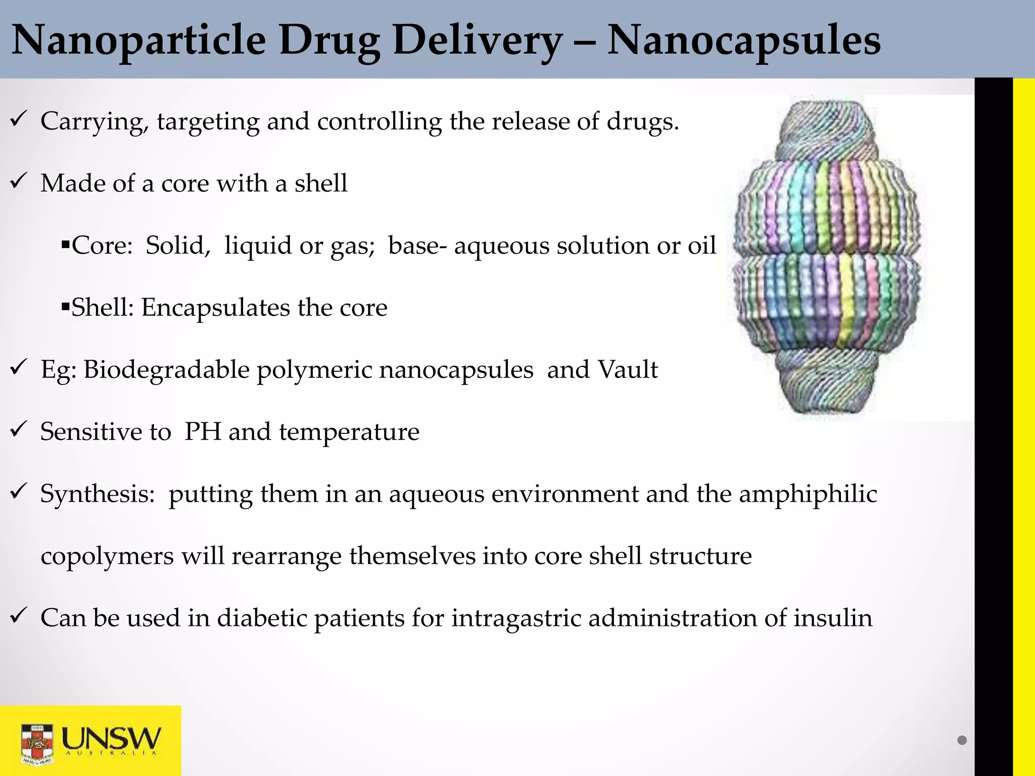 Nanomaterial drug delivery updated 20202 | PPTX