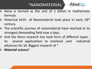 Nanomaterial ppt | PPTX