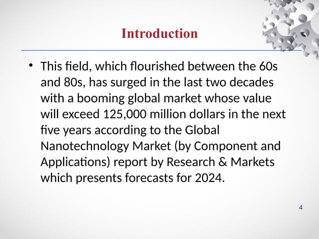 nanomaterials and their properties and applications | PPT