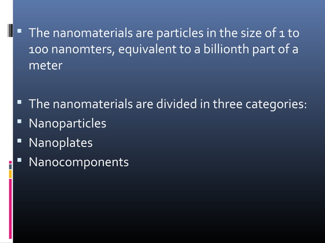 Nanomaterials | PPT