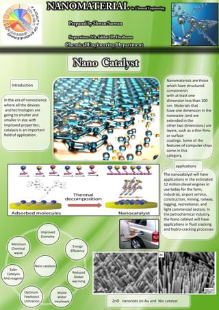 Nano-materials using in chemical engineering (Nano Catalyst) | PDF ...