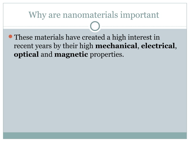 Nanomaterials | PPT