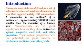 Nanomaterials | PPTX