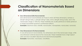 Nanomaterials and its types - Dr.M.Jothimuniyandi | PPTX