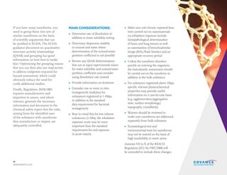 NANOMATERIALS: How To Overcome REACH Regulatory Challenges | PDF