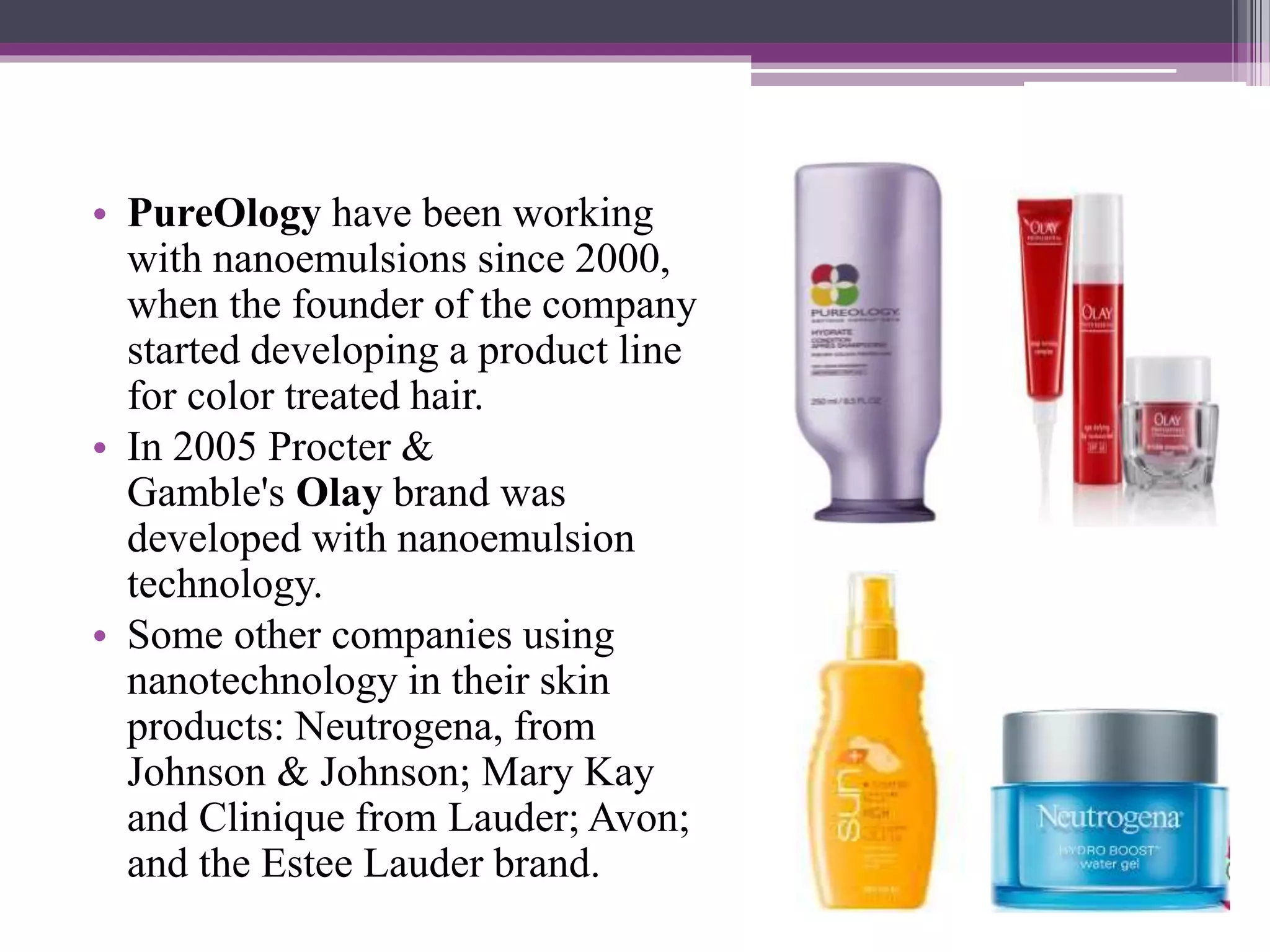 Nanomaterials in cosmetics | PPTX