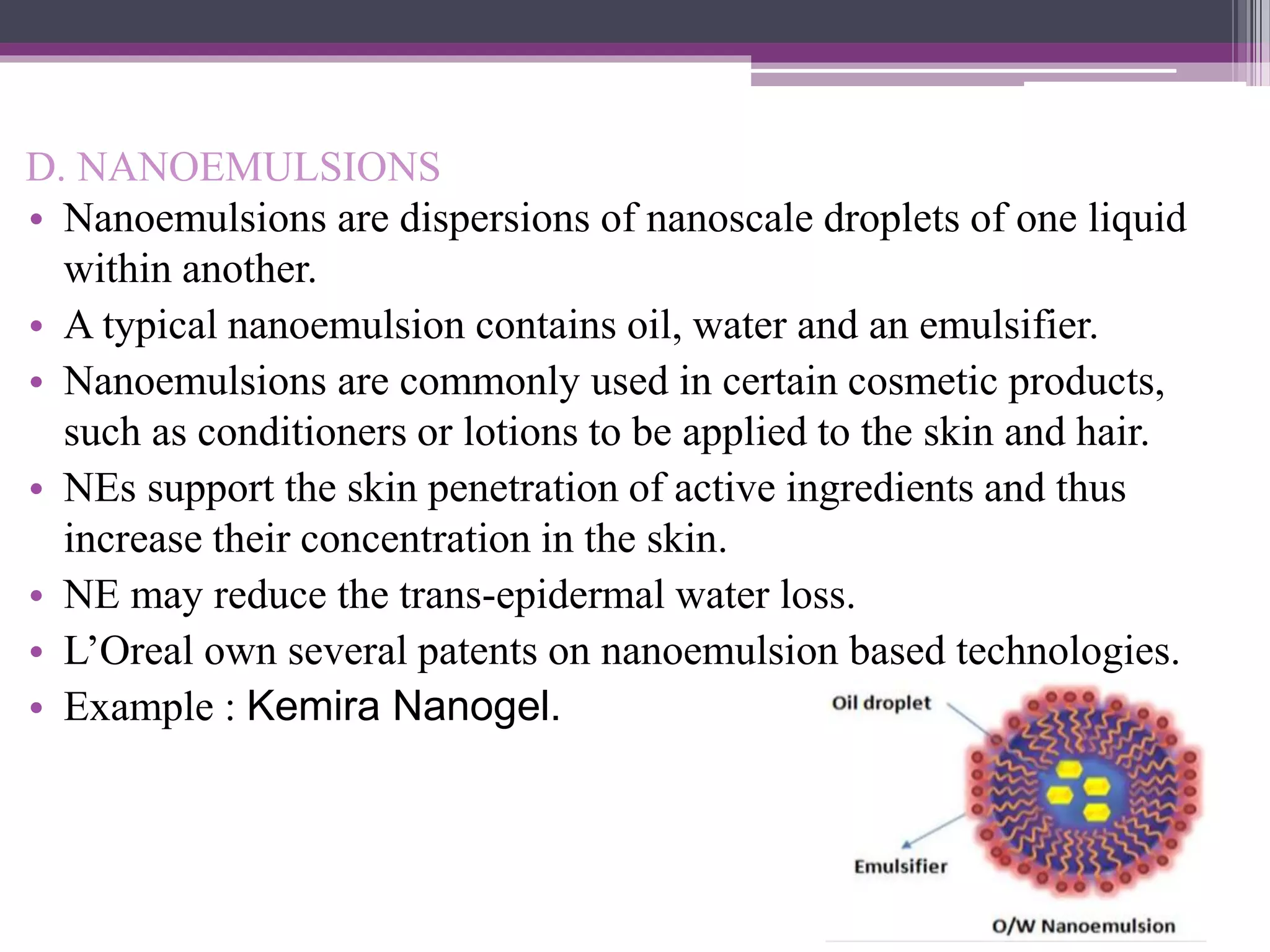 Nanomaterials in cosmetics | PPTX