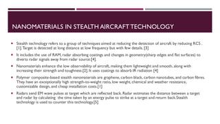 NANOMATERIALS IN STEALTH AIRCRAFT TECHNOLOGY.pdf