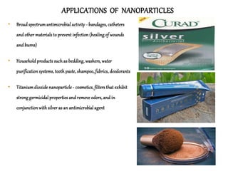 Nanomaterials and Anti-microbial agents | PPTX