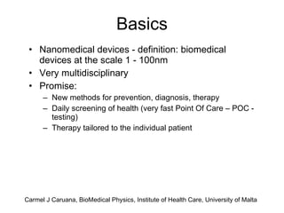 Nanomedical devices | PPT