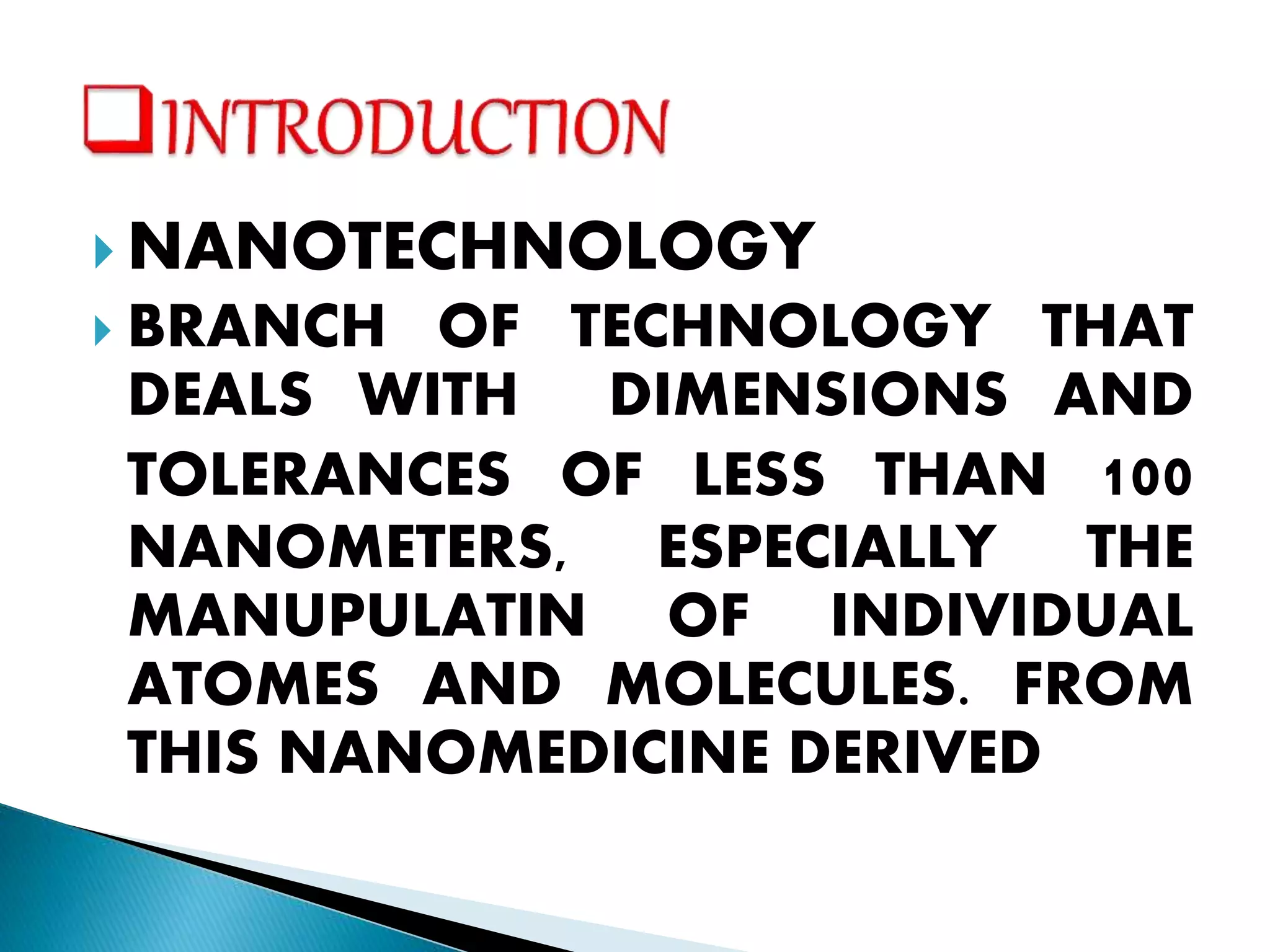 Nanomedicine | PPT