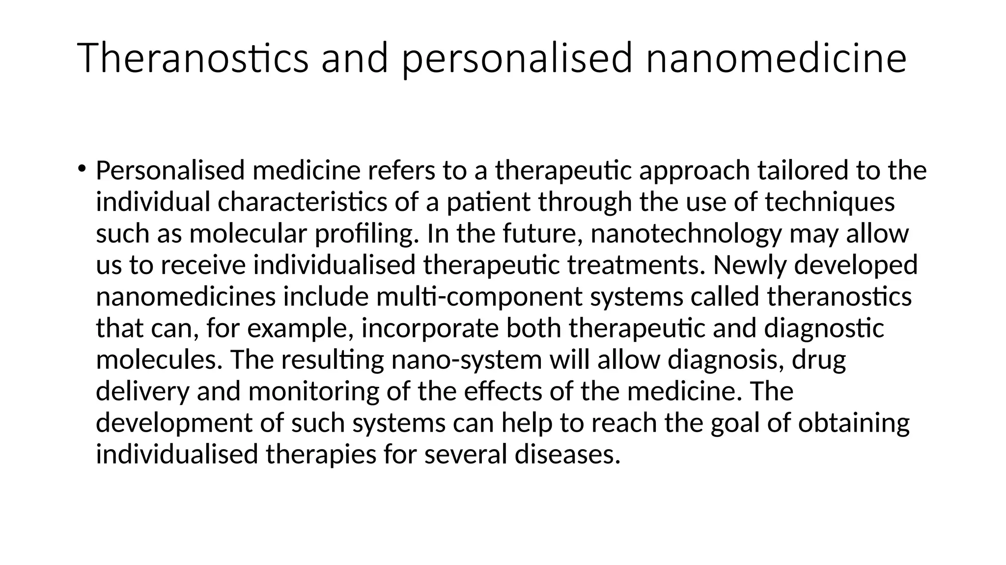 The future of nanomedicine in cancer patients | PPT