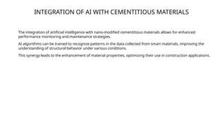 Nano Modified Grout Nano modified Cementitious for Structure Health ...